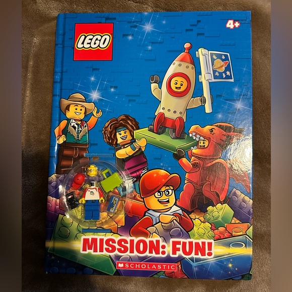 Lego | Toys | Lego Mission Fun Book With Minifigure | Poshmark